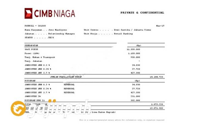 √ 99+ Gaji Pegawai Bank Cimb Niaga Semua Jabatan Terbaru [November 2025]