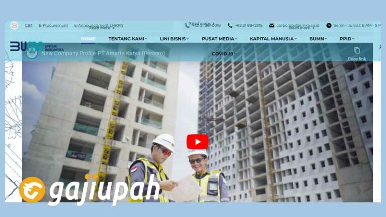 √ 105+ Gaji Karyawan PT Amarta Karya (Persero) Semua Jabatan Terbaru [Oktober 2025]